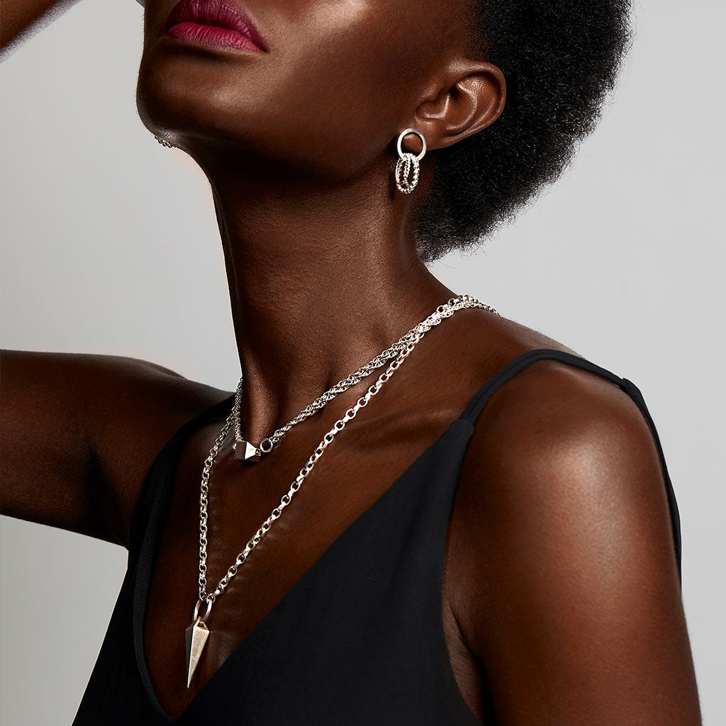 Alba - Pyramid Necklace– Alice Menter